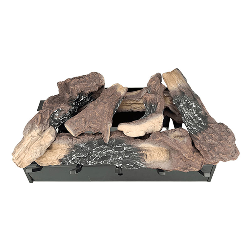 Best 21 Inch Ventless Gas Fireplace Logs Vent Free Ceramic Gas Logs ...