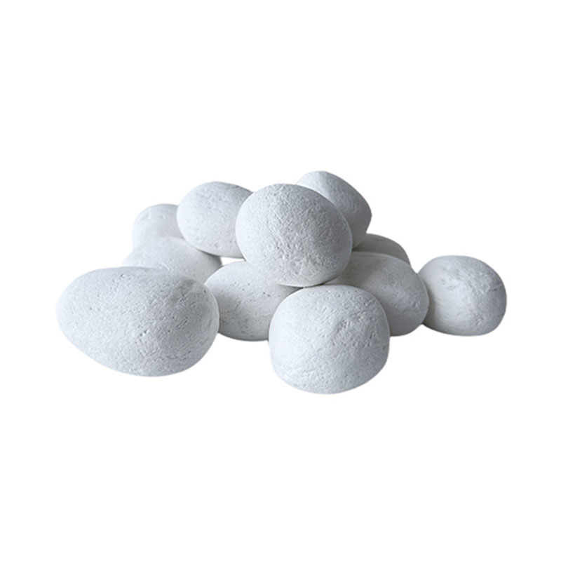 White Ceramic Fire Pebbles For Fire Tables- Ceramic Gas Logs ...