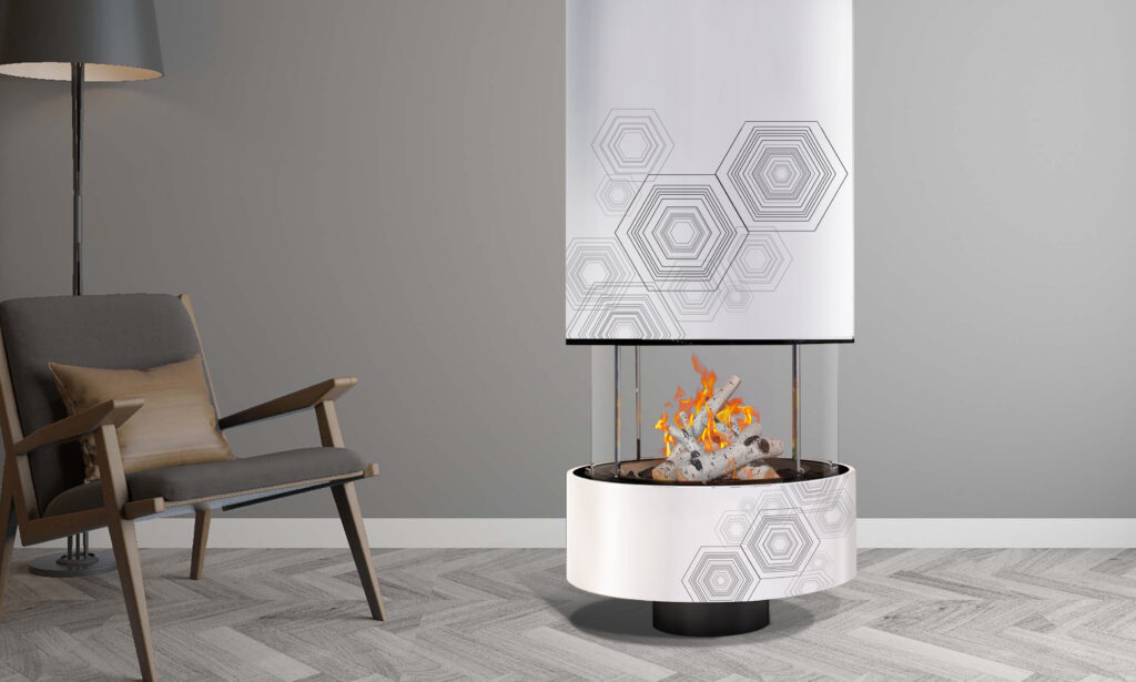 Ceramic Fireplace Back Panel -The Finishing Touch For A Complete And ...
